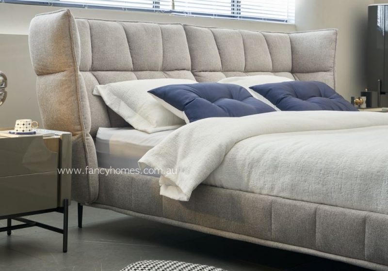 Buy Edwin Contemporary Fabric Bed Frame, Fabric Beds | Fancy Homes