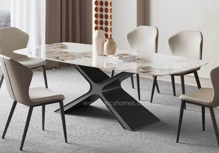 Buy Theo Marble Top Dining Table, Tables | Fancy Homes