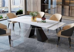 Buy Katiya Extension Sintered Stone Dining Table, Extension Tables ...