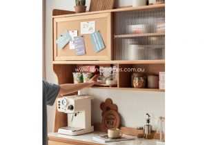 Buy Harper-C Sintered Stone Storage Buffet Table Cabinet With Shelf ...